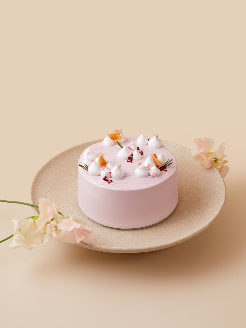 Lychee Strawberry Rose Cake | Fieldnotes Cake Shop Singapore