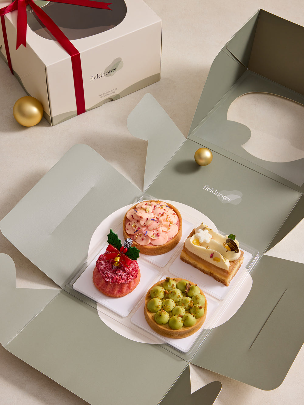 Assorted Dessert Box | Cake and Pastries | Fieldnotes